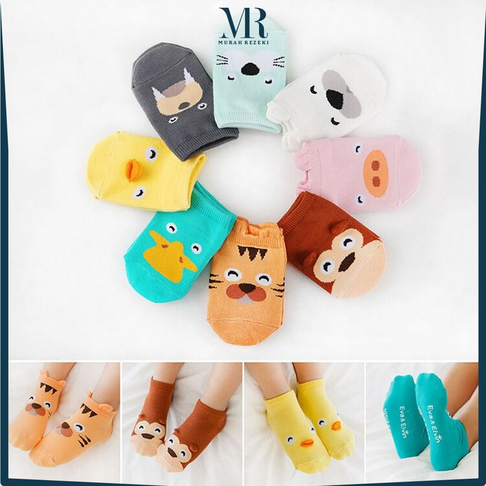 Jual Kaos Kaki Bayi Motif Hewan Anti Slip Socks / Baby Socks / Kaos Kaki Anak Prewalker / Baby ...
