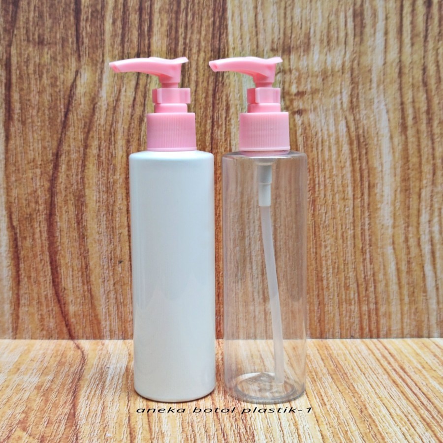 Jual Botol Pump 200ml Pet Rf / Botol Sabun Cair 200ml Pump Lok Pink / Botol Plastik Pet Tebal ...