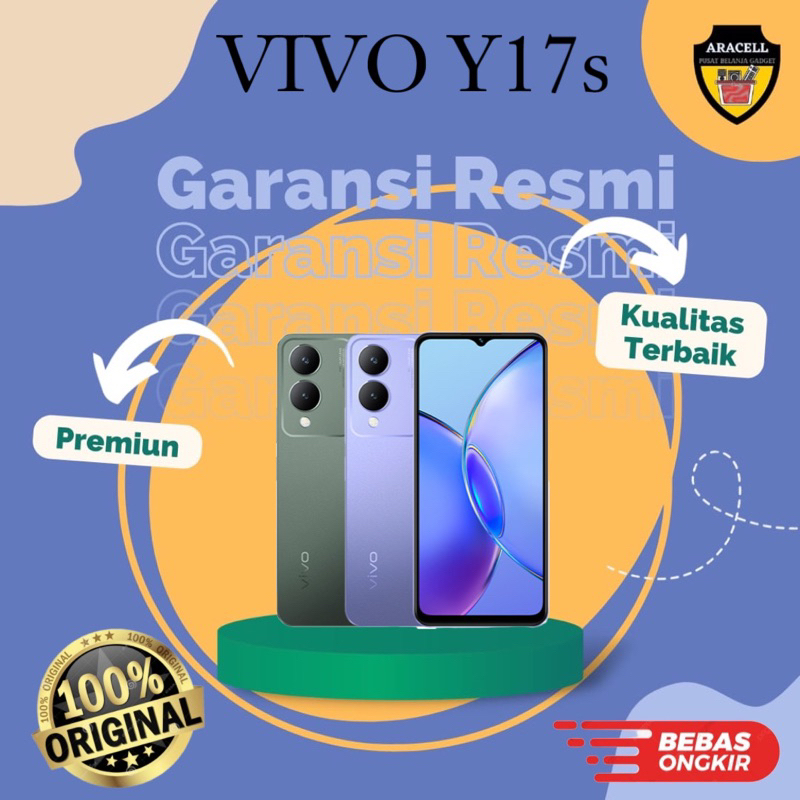 Jual Vivo Y17s New Segel 4+4Gb/128Gb RESMI VIVO | Shopee Indonesia