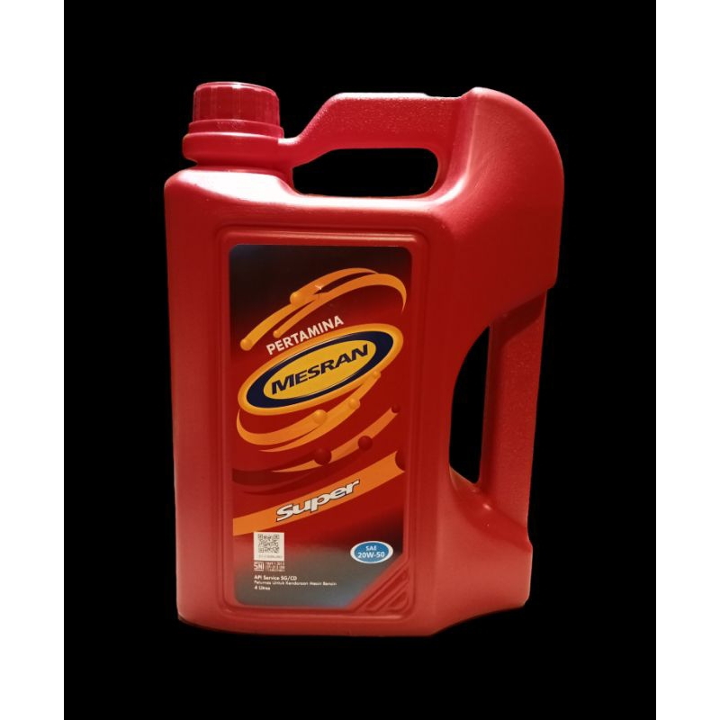 Jual OLI MESRAN SUPER 4 LITER SAE 20w-50 ( engine ) | Shopee Indonesia