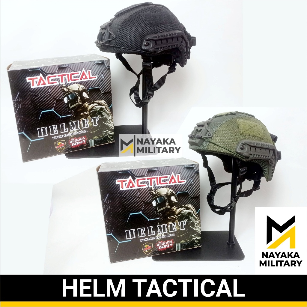 Jual Helm Tactical Mich 2001 Militer Tentara TNI Airsoftgun Paintball ...