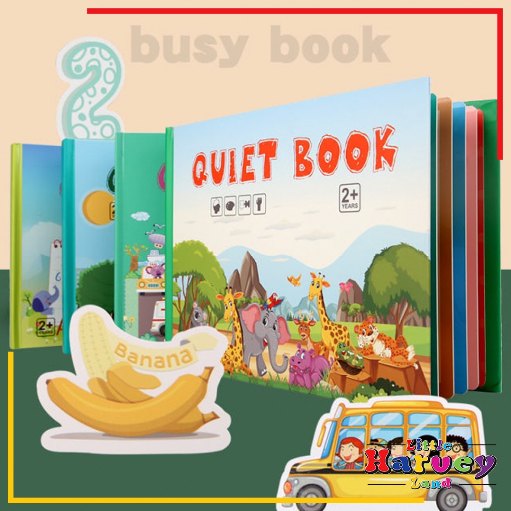 Jual QUIET BOOK BUSY BOOK Mainan Edukasi Buku Anak Kreatif Buku ...