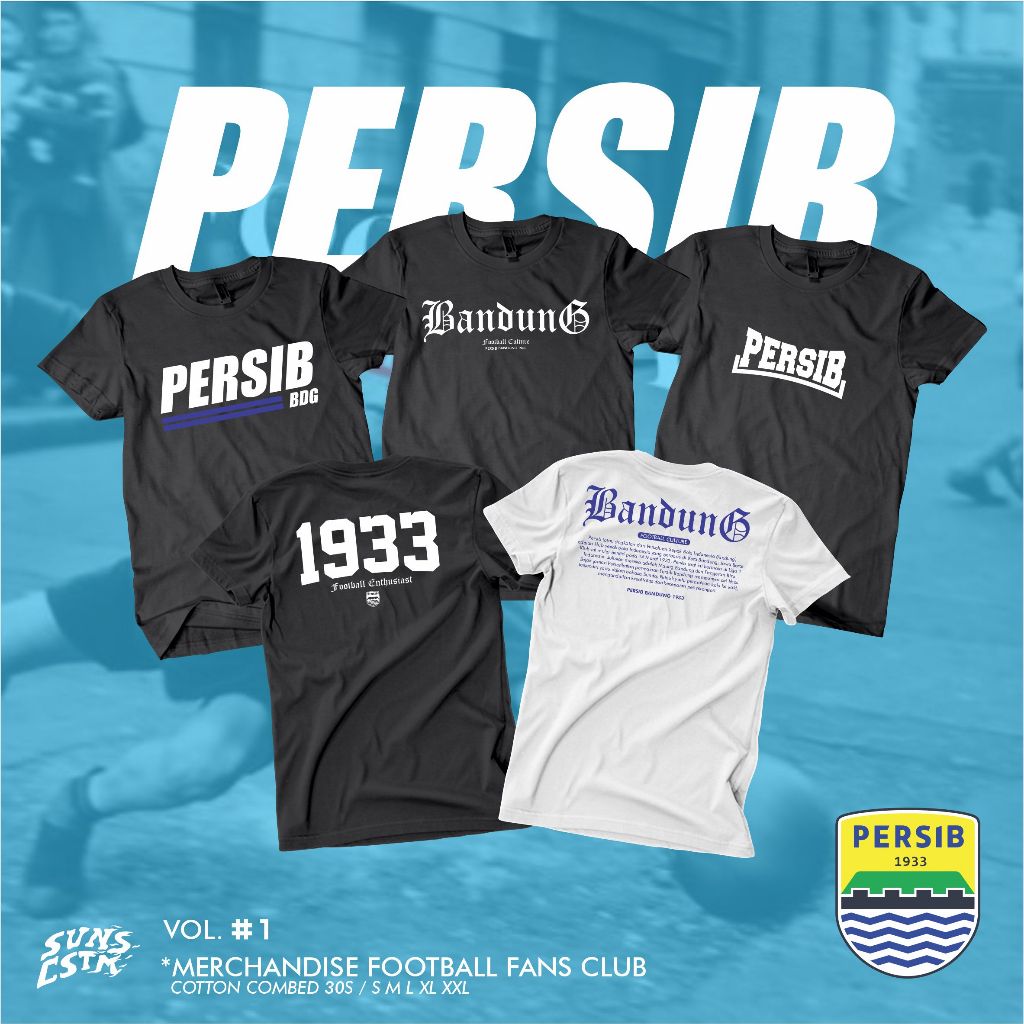 Jual BUNDLE_Tshirt Kaos suporter Persib Bandung Bobotoh Viking #1 ...