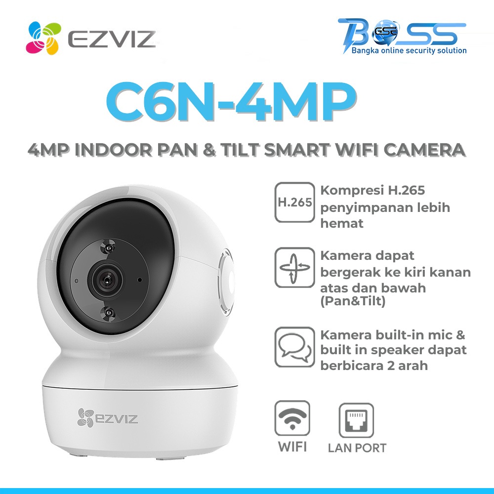 Jual CCTV CAM EZVIZ CS-C6N IPCAM 4MP 2K | Shopee Indonesia