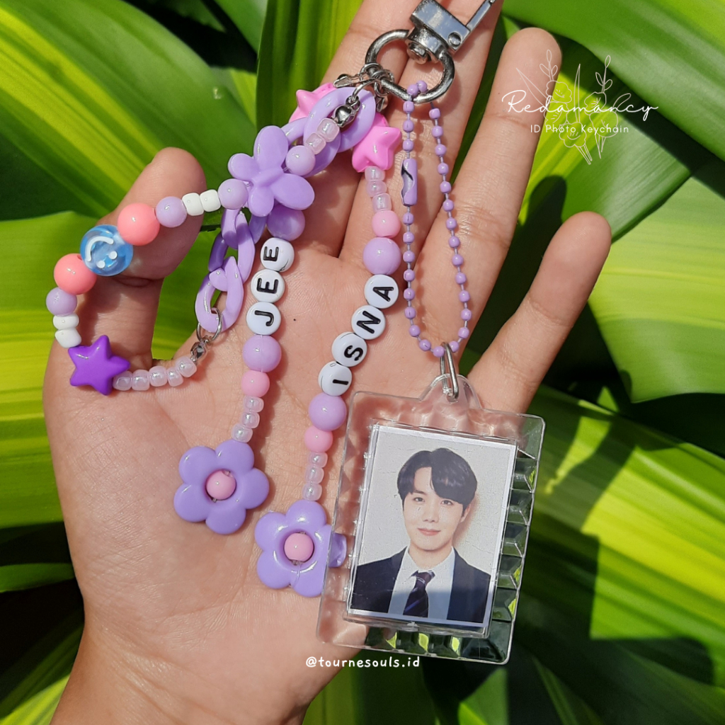 Jual (Custom nama) Espoir ID Photo Keychain | Ganci Manik KPOP | BTS ...