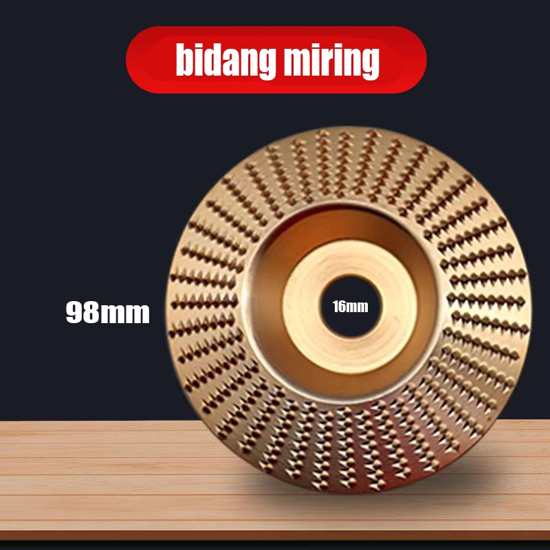 Jual Piringan Gerinda sudut miring pesawat 100mm, piringan Gerinda 16mm ...