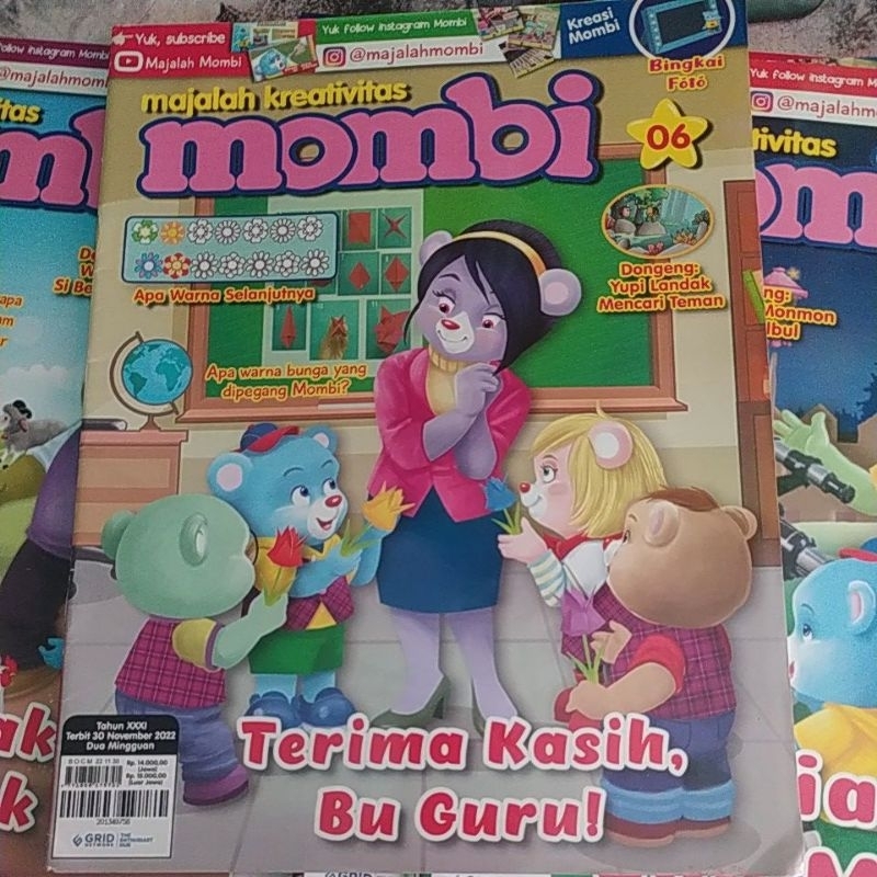 Jual BARU majalah MOMBI 2020/2021/2022 anak2 TK DAN SD | Shopee Indonesia