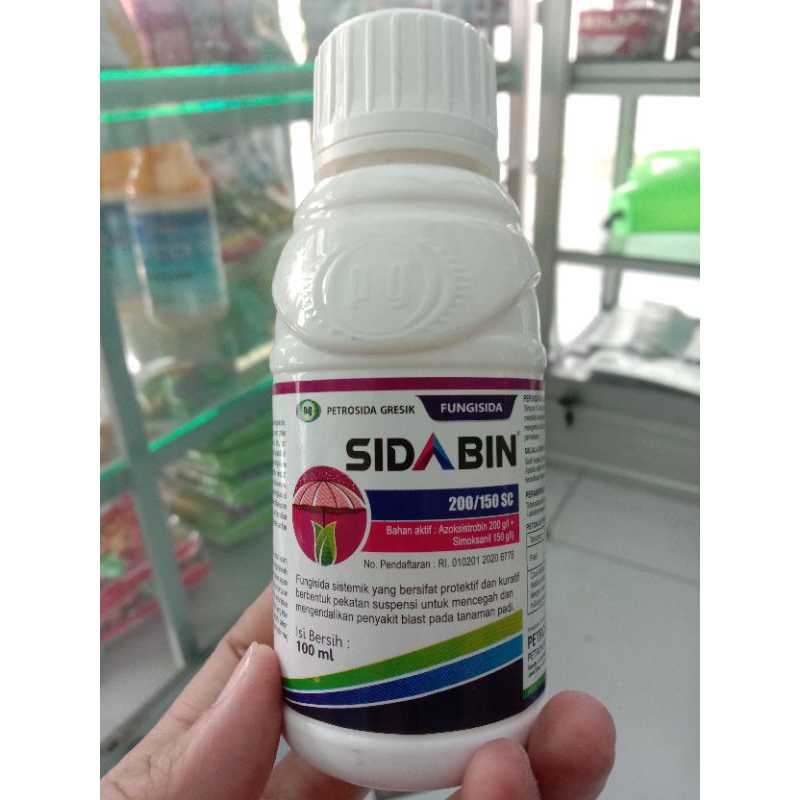 Jual Fungisida "SIDABIN 200/150 SC" - 100 ml (Pengendali penyakit Blast ...