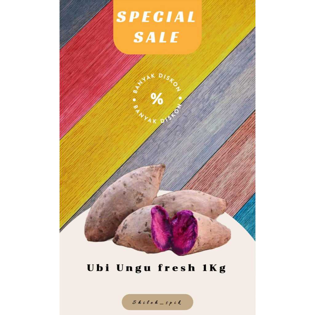 Jual Ubi ungu fresh 1kg | Shopee Indonesia