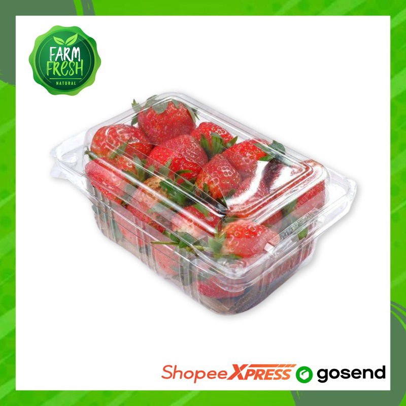 Jual KIRIM INSTAN Buah Stroberry Segar / Strawberry / Stoberi / Per ...