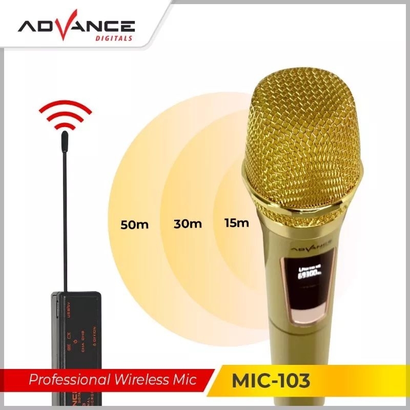 Jual Advance MIC 103 (Wireless mic) | Shopee Indonesia