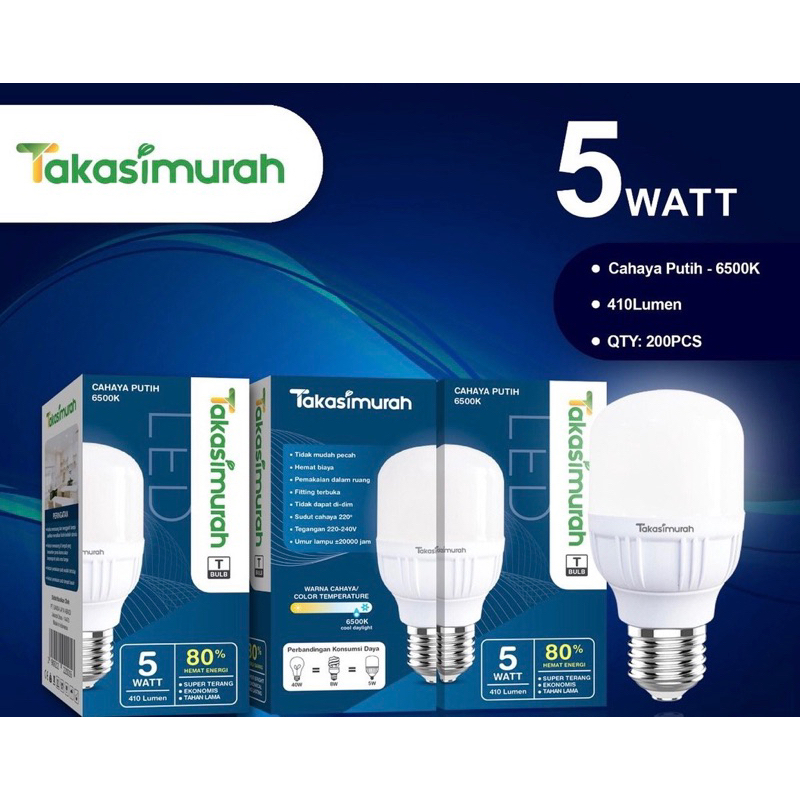 Jual bohlam / bola lampu super terang takasimurah | Shopee Indonesia