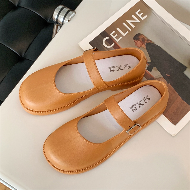 Jual Sepatu Loafers Wanita Korea Sepatu Wedges Pantofel Docmart Cewek ...