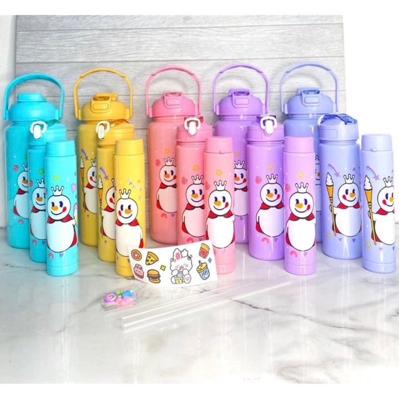 Jual BOTOL MINUM MIXUE 3IN1/BOTOL MIXUE BERANAK FREE SEDOTAN + STIKER ...