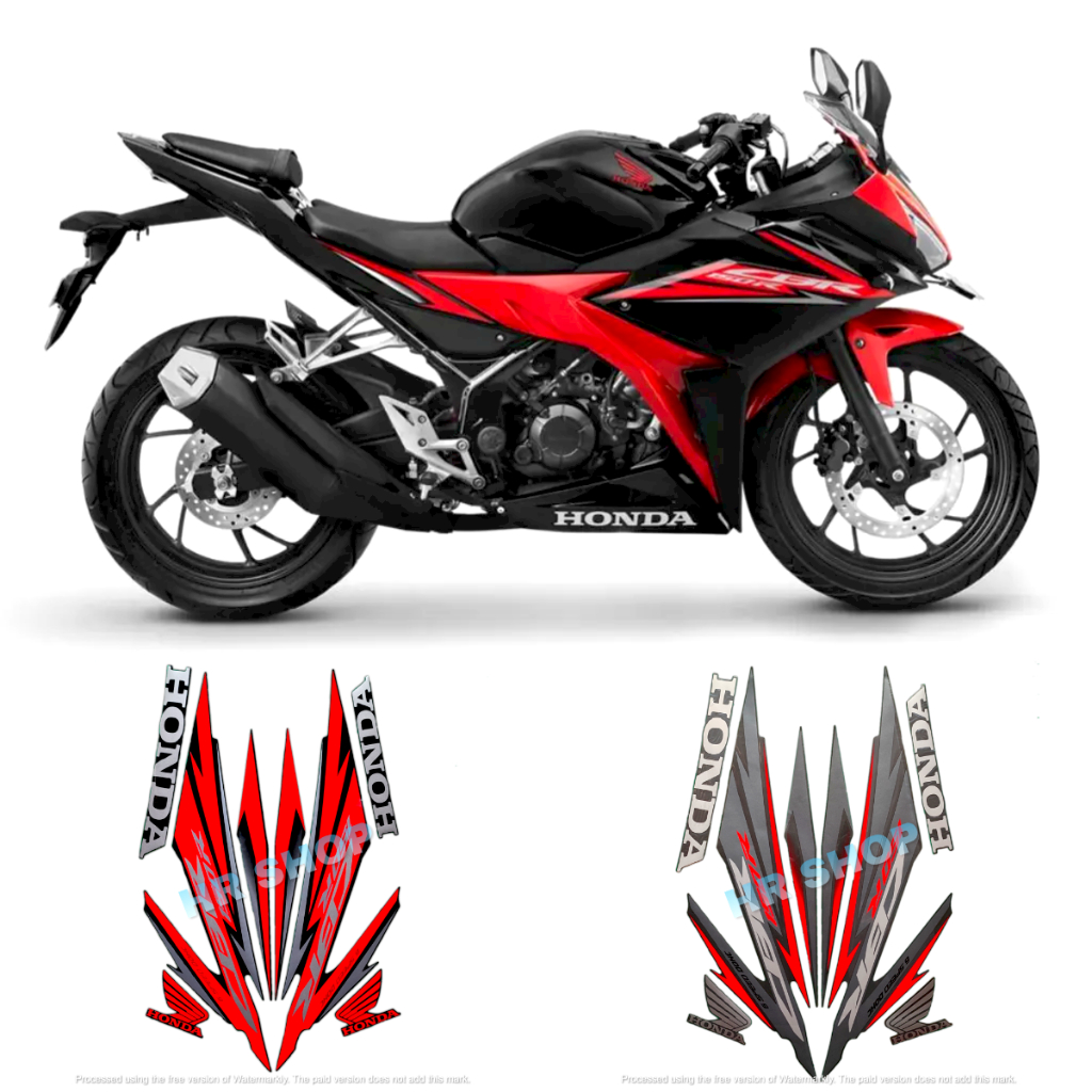 Jual STIKER STRIPING MOTOR HONDA CBR 150R 2018 SEPASANG STANDAR FULL ...