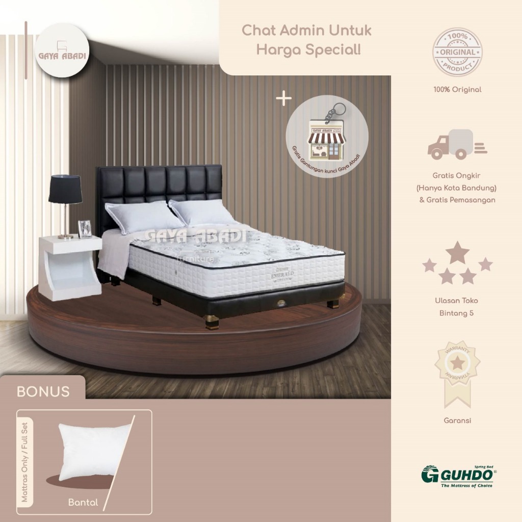 Jual Springbed Guhdo Emerald Dream / Kasur Guhdo emerald Dream - Guhdo ...