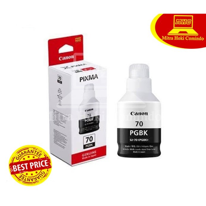 Jual TINTA CANON 70 GI-70 BLACK ORIGINAL | Shopee Indonesia