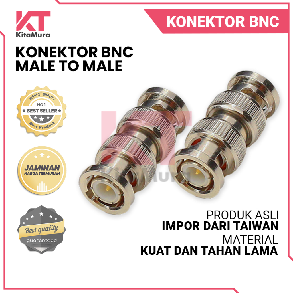 Jual BNC Male To Male | BNC Male To Male Sambung Original Taiwan ...