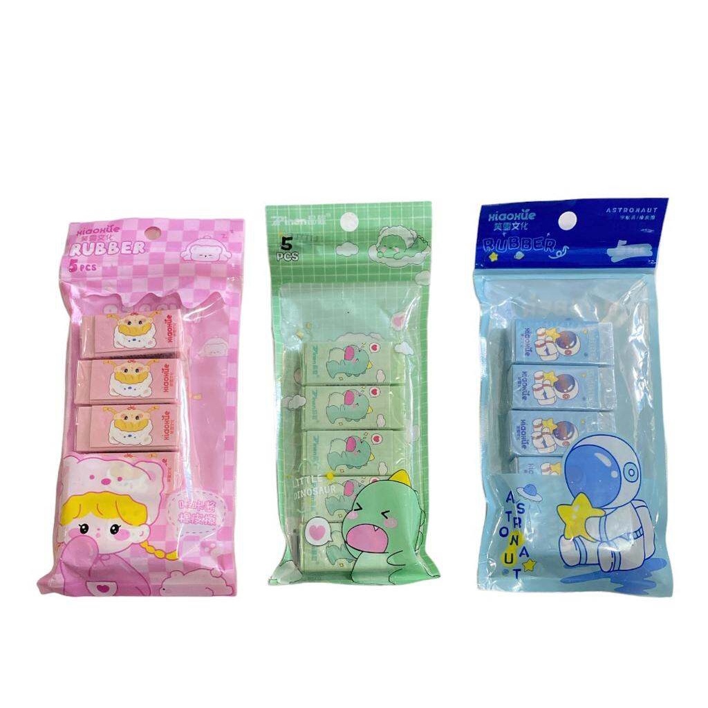 Jual Penghapus Karakter 1 SET Motif 2D Eraser Karakter 2D Lucu Keren ...