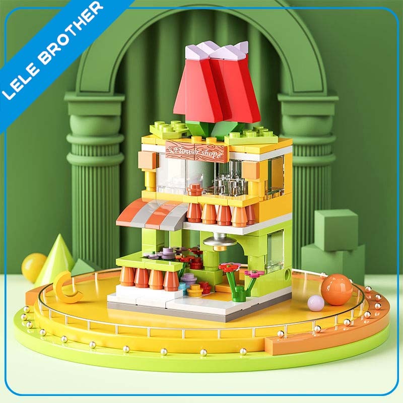 Jual LELE BROTHER Lego Bangunan tampilan jalan model perakitan partikel ...