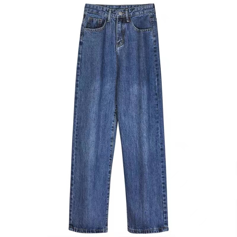 Jual Alice Jeans-Biru Retro Highwaist Kulot Celana Jeans Wanita Loose ...