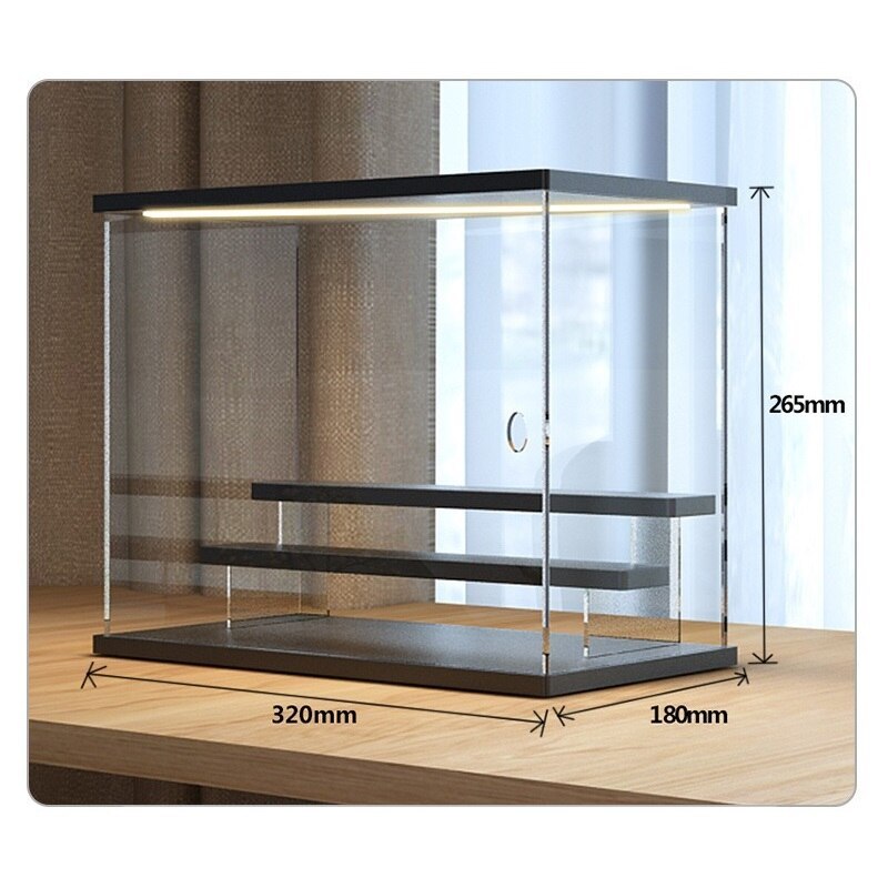 Jual （ID pengiriman cepat）2-5 Susun Akrilik Display Box Dengan Lampu ...