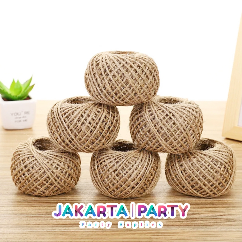 Jual Tali Rami / Hemp Rope Vintage / Tali Goni Per Roll 50 Meter ...