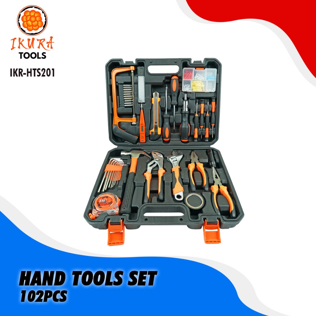 Jual Hand tools set 102pcs tool kit set 102 pcs alat pertukangan ...