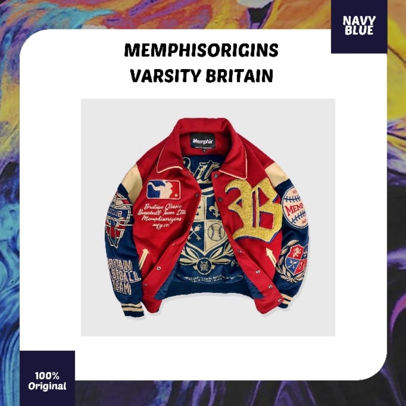 Jual [ORIGINAL] |memphisorigins| VARSITY/RACING JACKET/SHERPA/PARKA ...