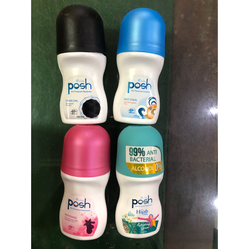 Jual POSH Deodorant Roll On 50ml | Shopee Indonesia