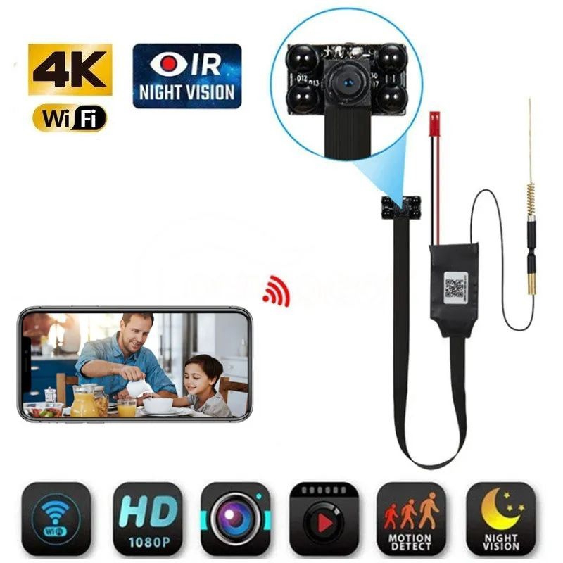 Jual CCTV SPY CAM PALING KECIL LENSA 8 MEGAPIXEL IPCAM MINI | Shopee ...