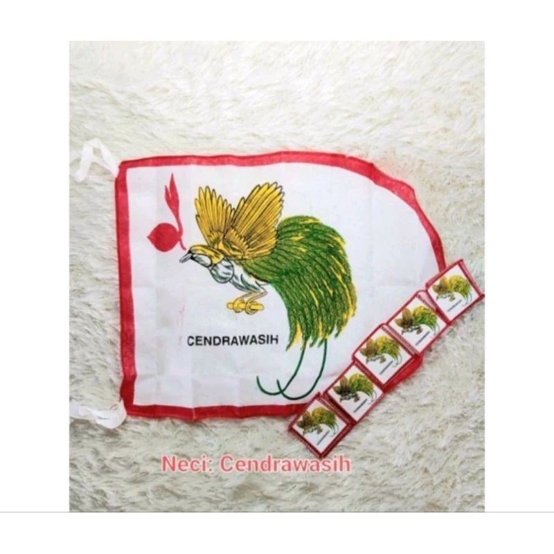 Jual Bed Regu Pramuka Sablon 1 set ( 1bendera ukuran 25x33cm dan 10pcs ...