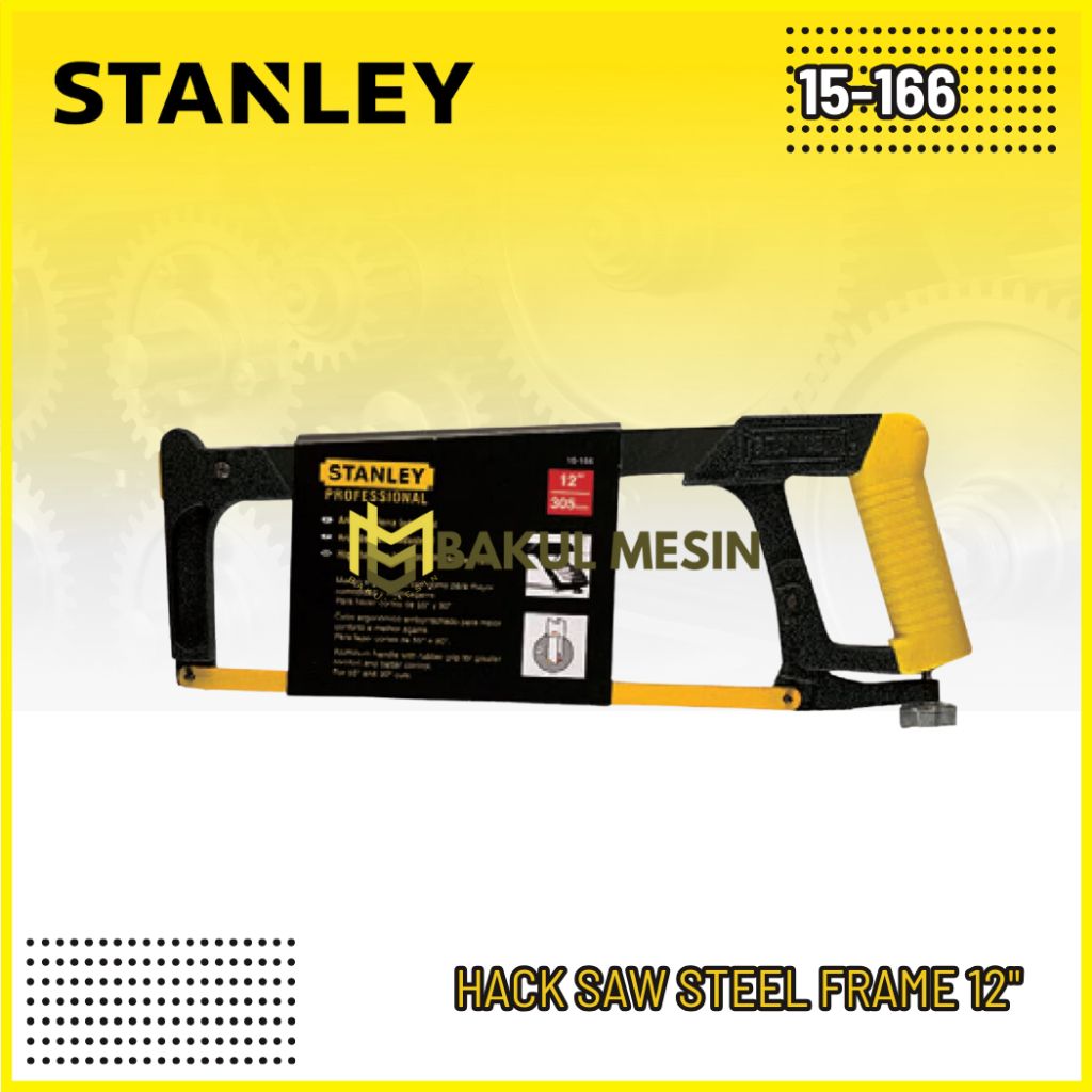 Jual Hack saw Steel Frame 12" - 305mm Gergaji Besi Stanley 15-166 ...