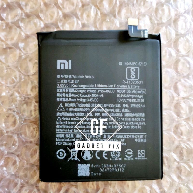 Jual Batre Baterai Xiaomi BN43 Original HP Xiaomi Redmi Note 4 / Note ...