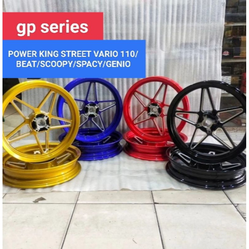Jual VELG RACING VARIO 110/BEAT/SCOOPY/GENIO/SPACY POWER KING STREET ...