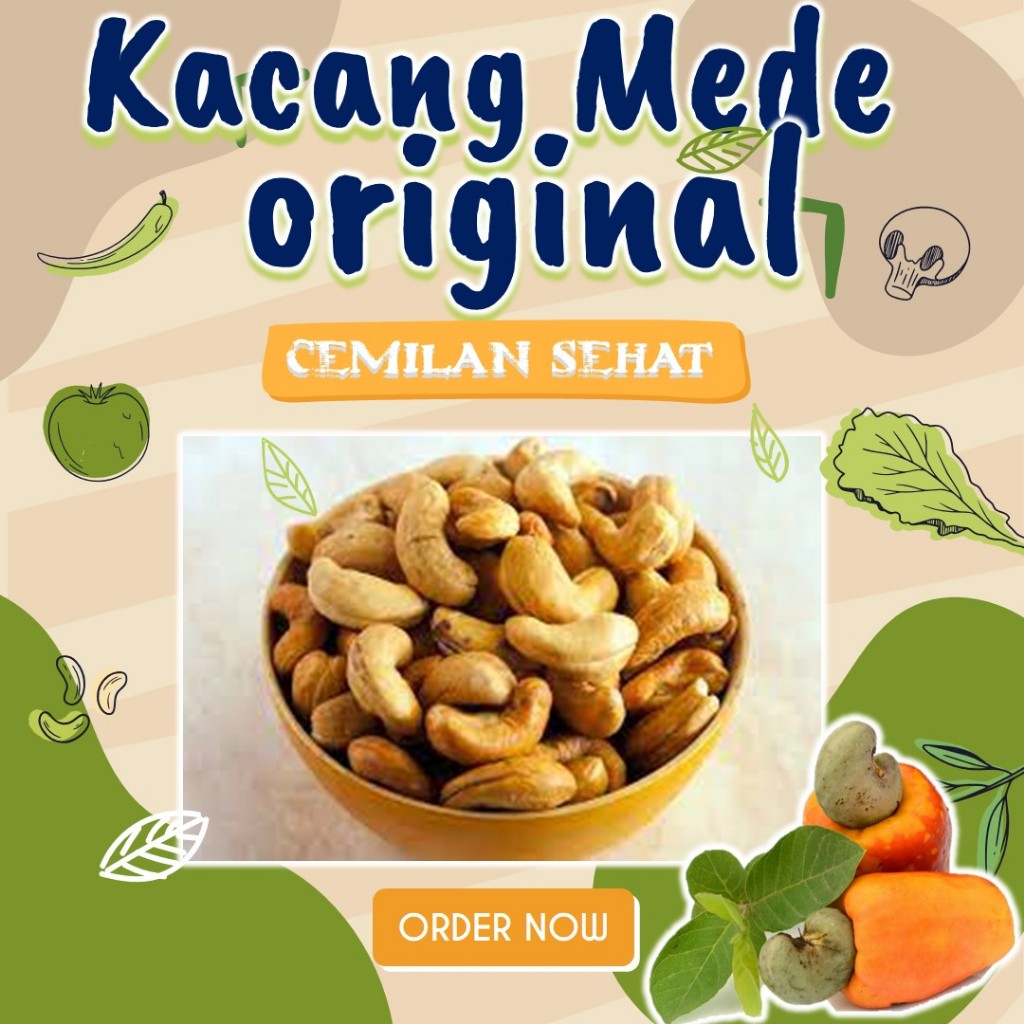 Jual Keripik Buah Cemilan Snack Makanan Ringan Kacang Mede rasa ...