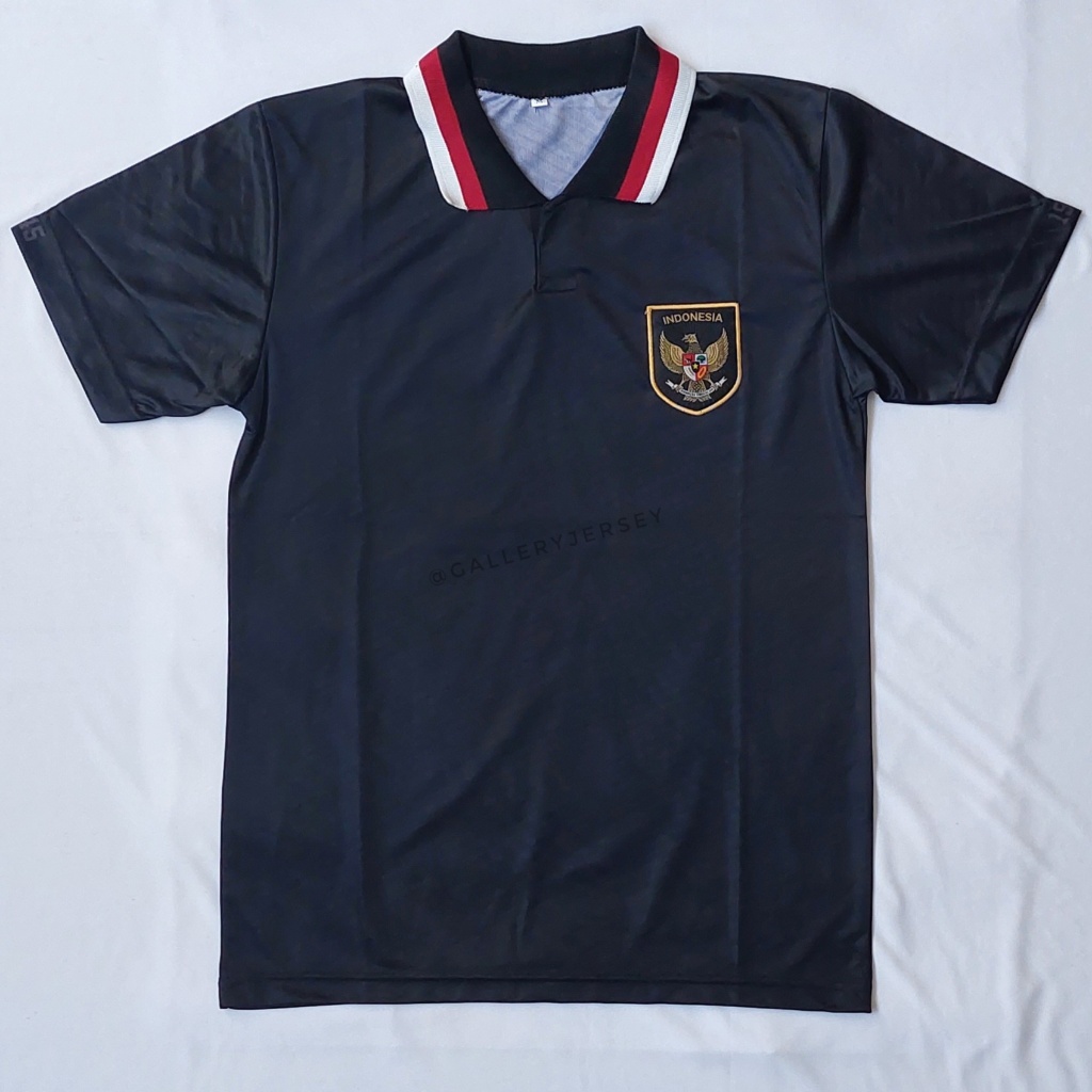 Jual JERSEY BOLA TIMNAS INDONESIA AWAY HITAM DEWASA PRINTING BAJU BOLA ...
