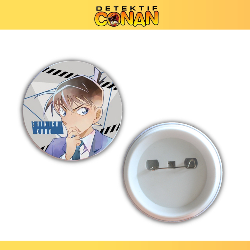 Jual [Conan] Gantungan kunci & pin ukuran 58mm versi Shinichi kudo ...