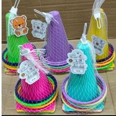 Jual mainan lempar gelang ring cone lempar gelang kerucut kado murah ...
