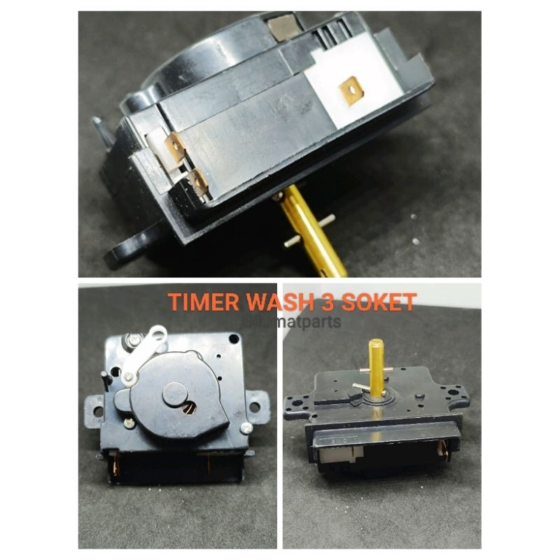 Jual Timer Pencuci Sharp 3 Pin / Timer Wash Socket 3 Skun / TIMER WASH ...