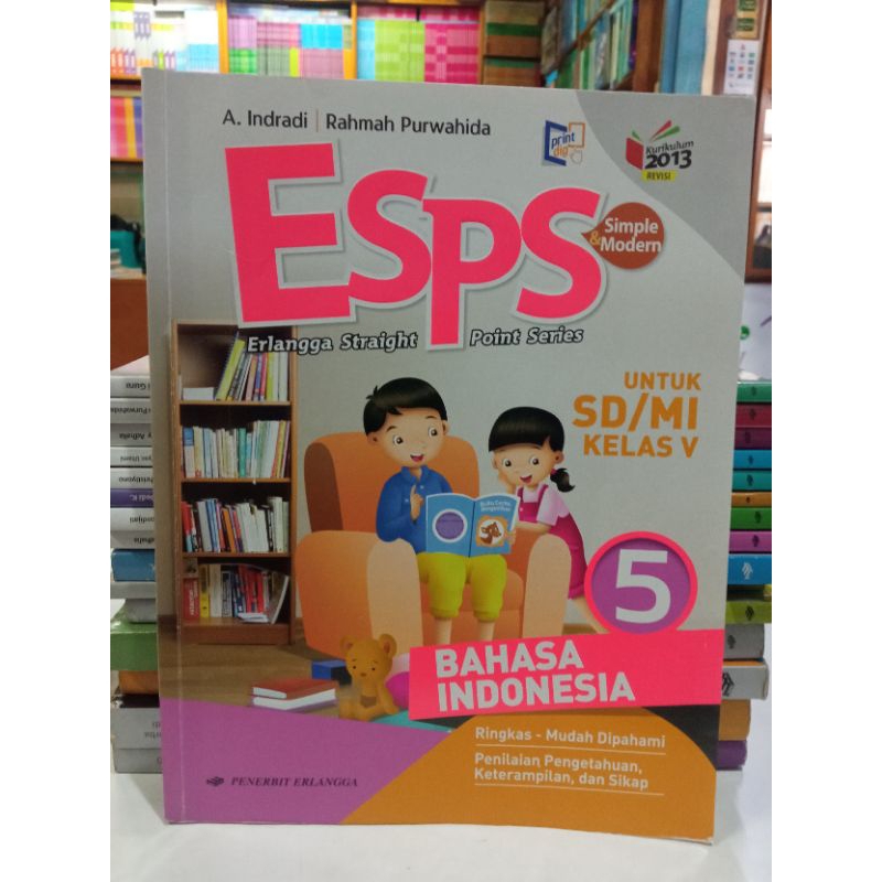 Jual BUKU ESPS BAHASA INDONESIA UNTUK SD KELAS 5 | Shopee Indonesia