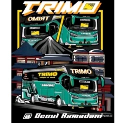 Jual stiker bus telolet Trimo anti air 10pcs | Shopee Indonesia