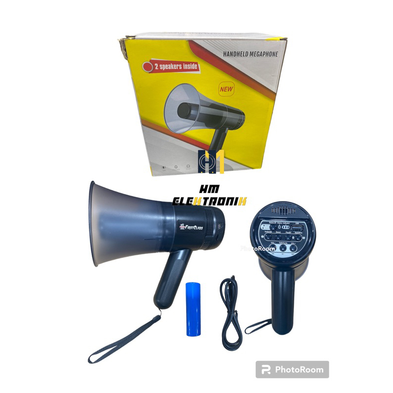 Jual Megaphone First Class H 77T Bluetooth + batterai charge | Shopee ...