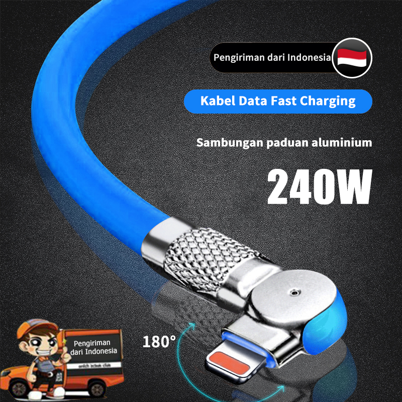 Jual Kabel Data Type C Fast Charging Kabel Casan Tipe C Micro USB iOS ...