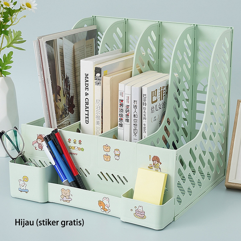 Jual Ins Minimalis Meja Belajar Stationary Kit Rak Buku Rak Penyimpanan ...