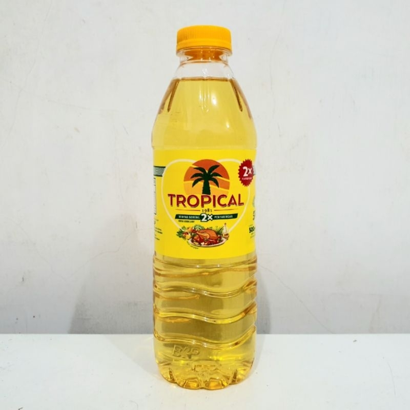 Jual Tropical Minyak Goreng Botol 500ml (1 Dus = 12 Botol) | Shopee ...
