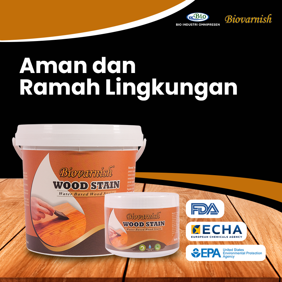 Jual Cat Plitur Politur Kayu Termurah Biovarnish Wood Stain 1Kg ...