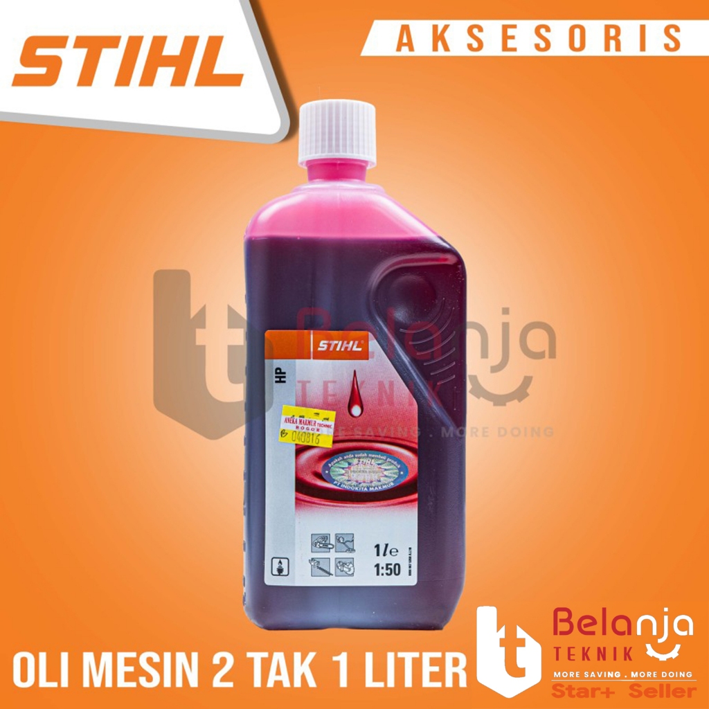 Jual STIHL Oli 1 Liter 2 Tak Oli Samping 2 Tak 1 Liter Oli Mesin Potong ...