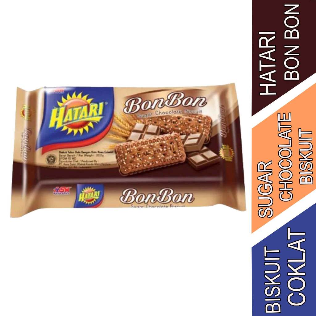 Jual Biskuit Wafer Choco - Hatari Bon Bon - Biskuit Sugar Chocolate ...