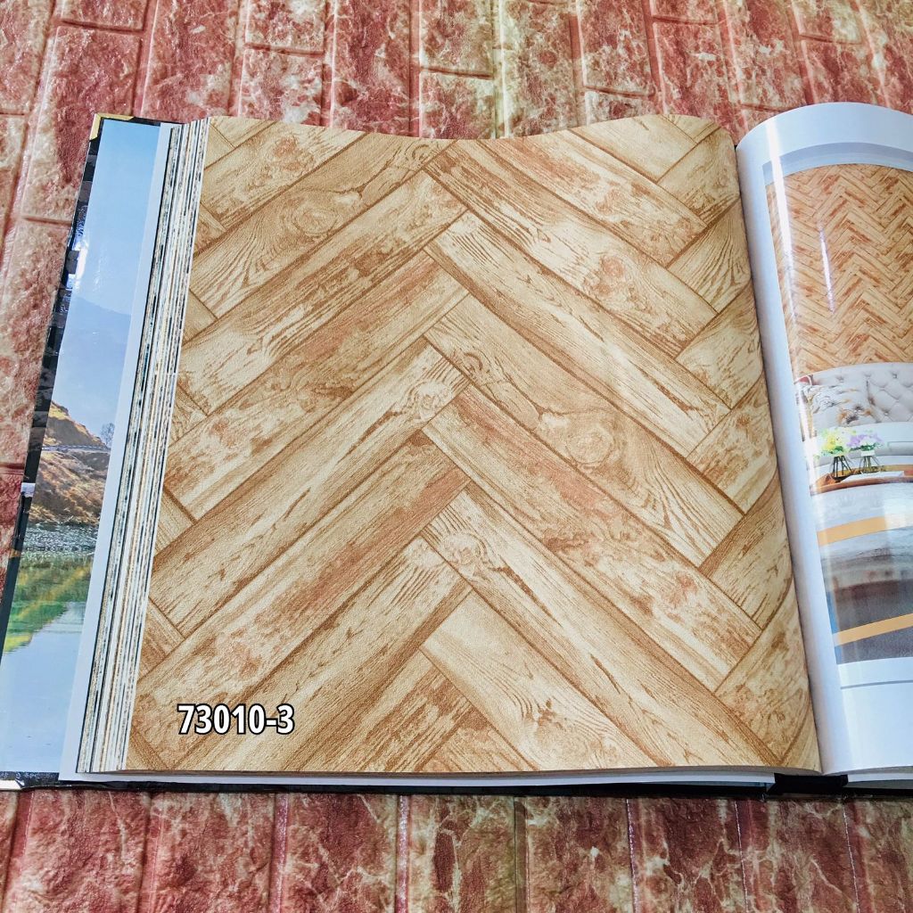Jual WALLPAPER DINDING MOTIF UKIRAN KAYU MODERN 3D NATURE | Shopee ...